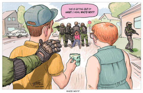 Courier comics: "Who's Next?" | Claremont COURIER